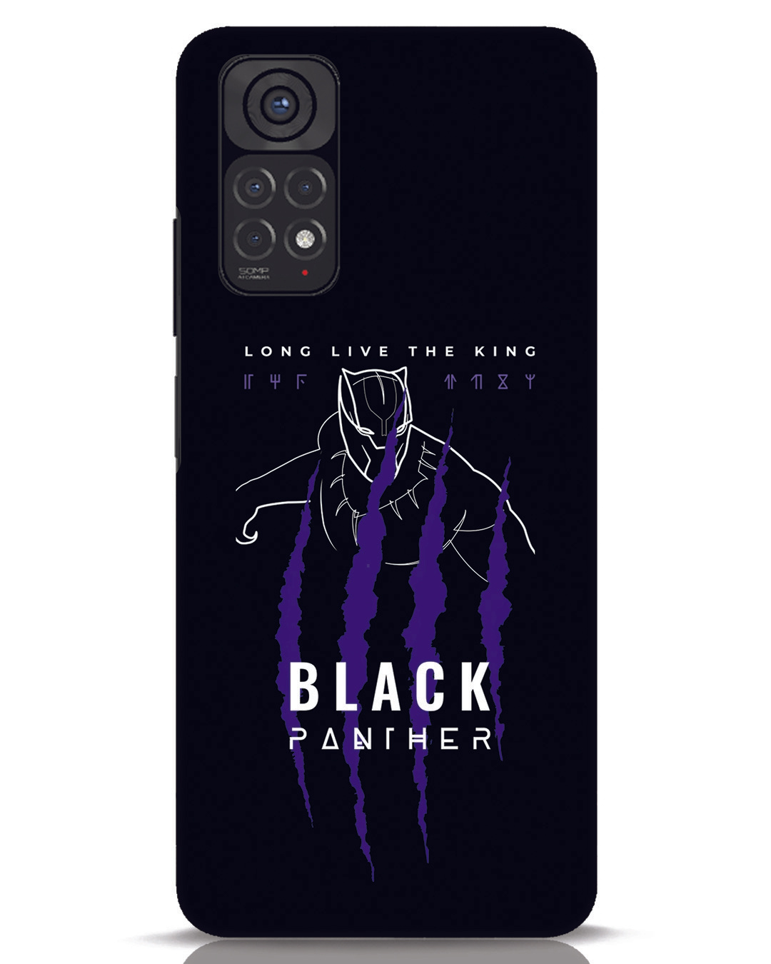 Buy Black Panther-The King Designer Hard Cover for Redmi Note 11 Online ...