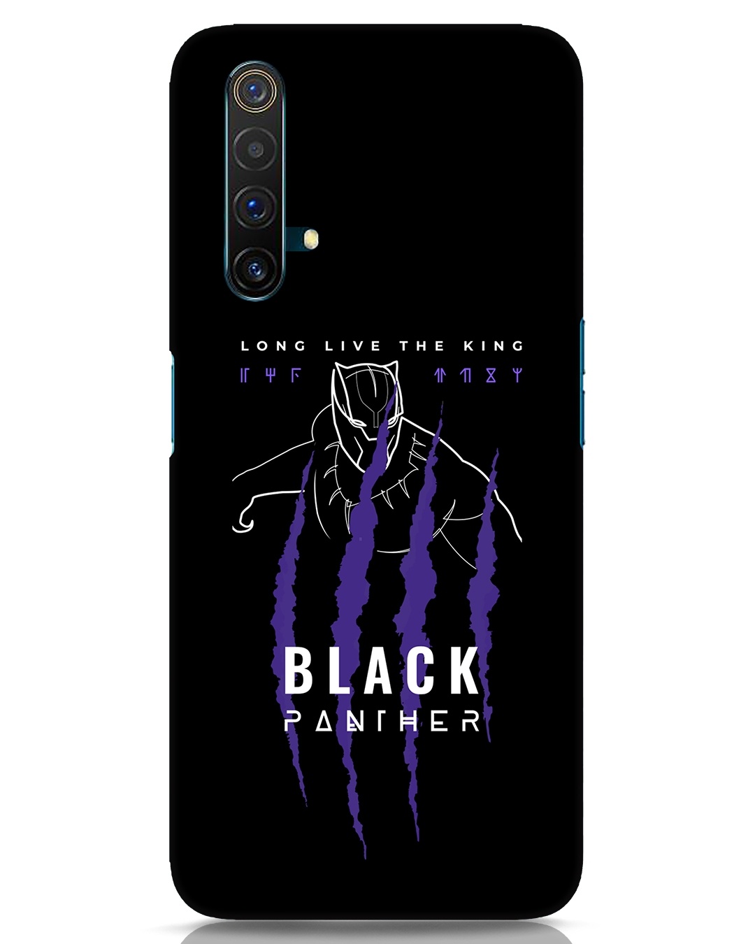 Buy Black Panther-The King Designer Hard Cover for Realme X3 Online in ...
