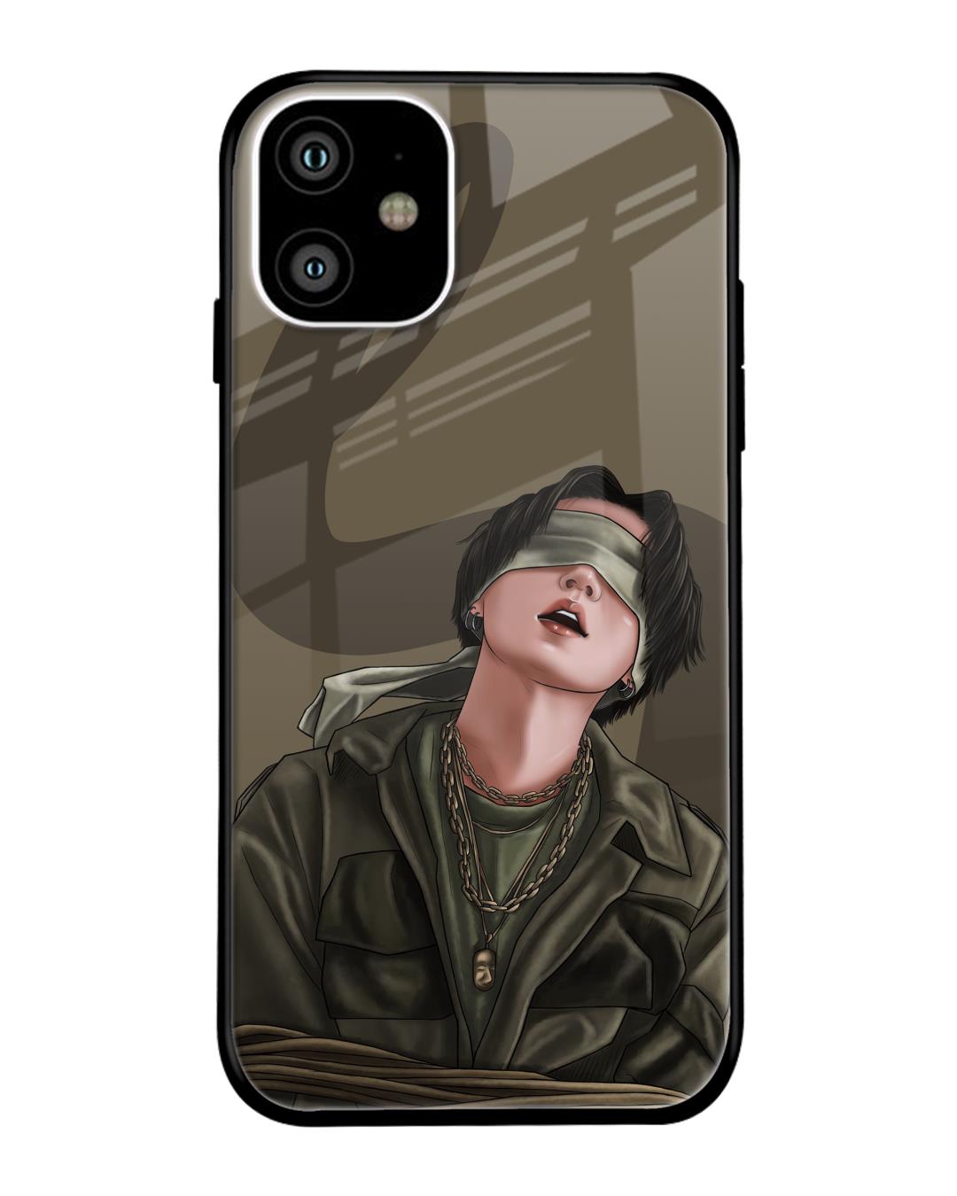 Buy Blind Fold Premium Glass Case for Apple iPhone 11 (Shock Proof ...