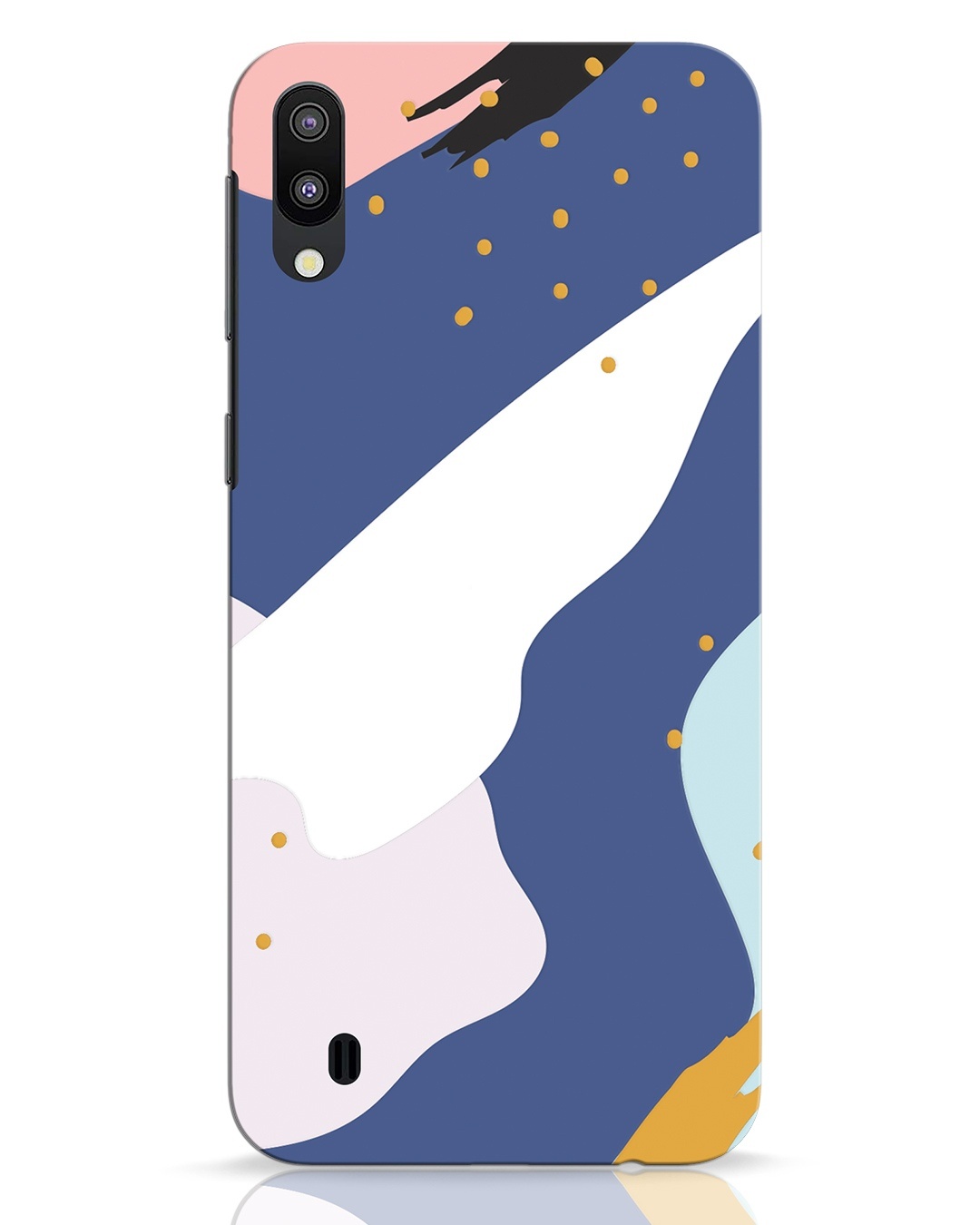 Buy Blue Abstract Samsung Galaxy M10 Mobile Cover Online in India at ...