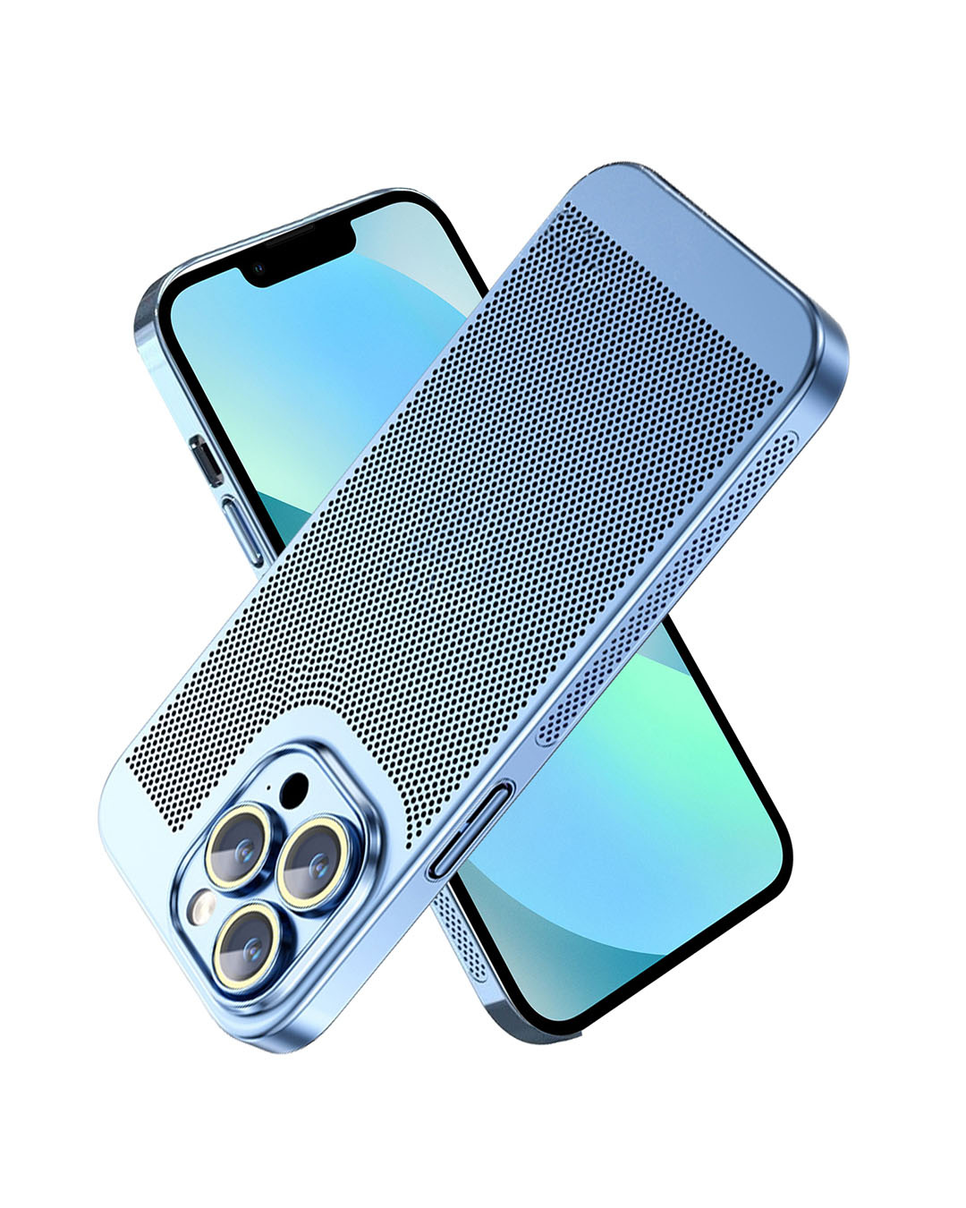 Buy Blue Camera Protection Case for Apple iPhone 14 Pro Max Online in ...