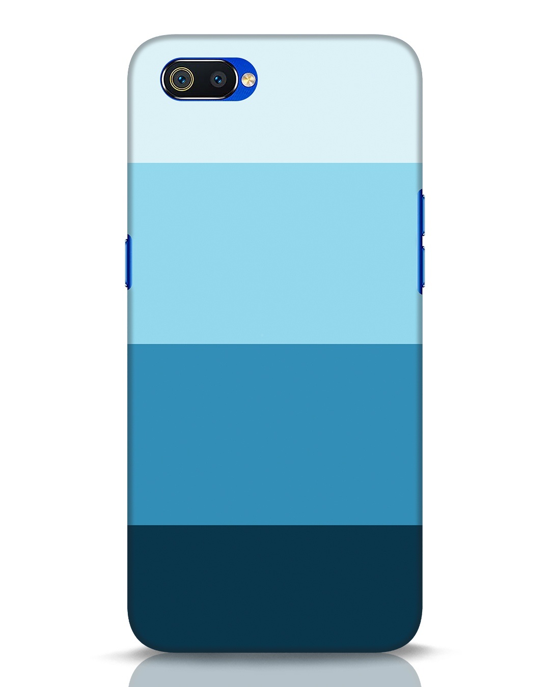 Buy Blue Ombre Stripes Realme C2 Mobile Cover Online in India at Bewakoof