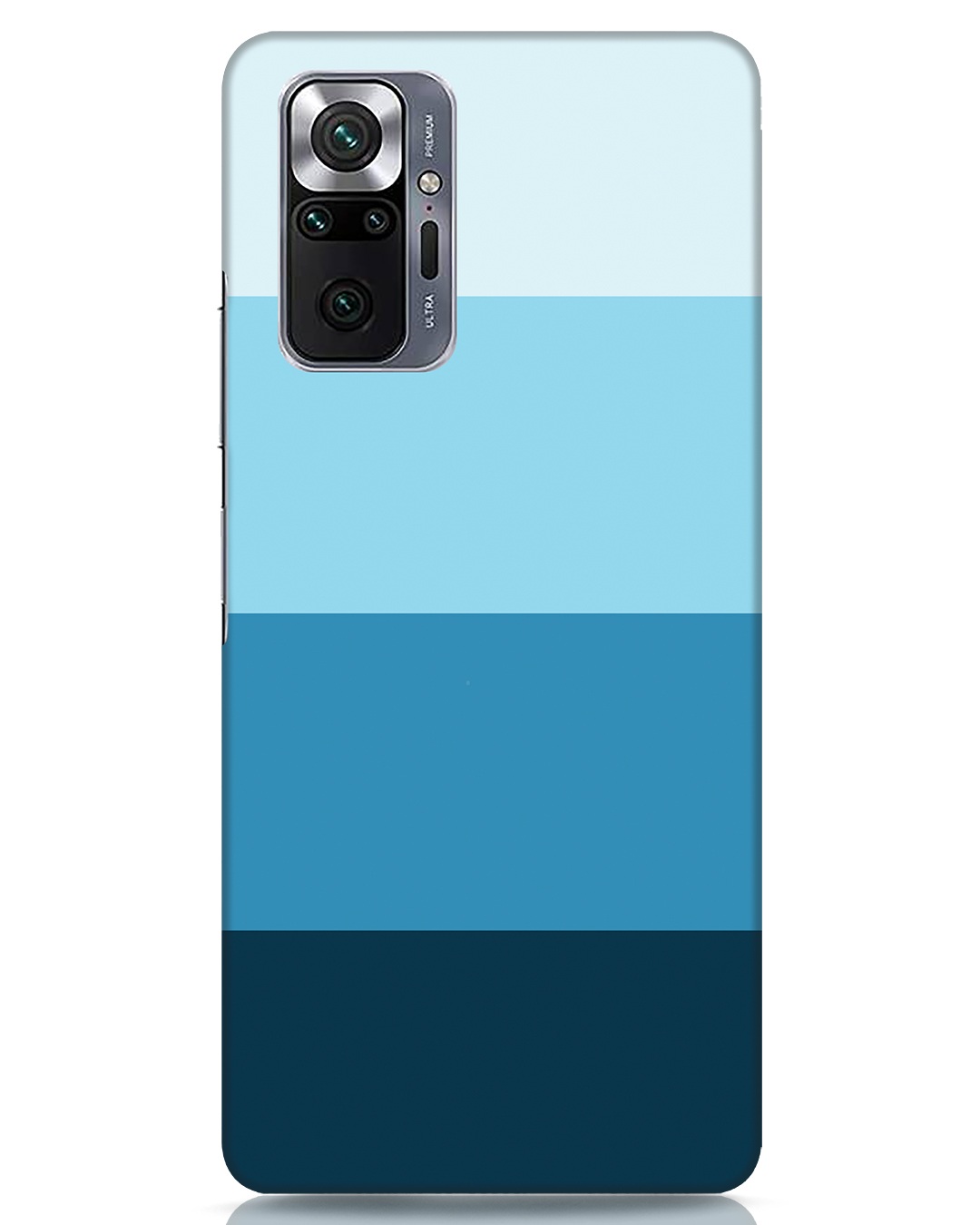 Buy Blue Ombre Stripes Xiaomi Redmi Note 10 Pro Mobile Cover Online in ...
