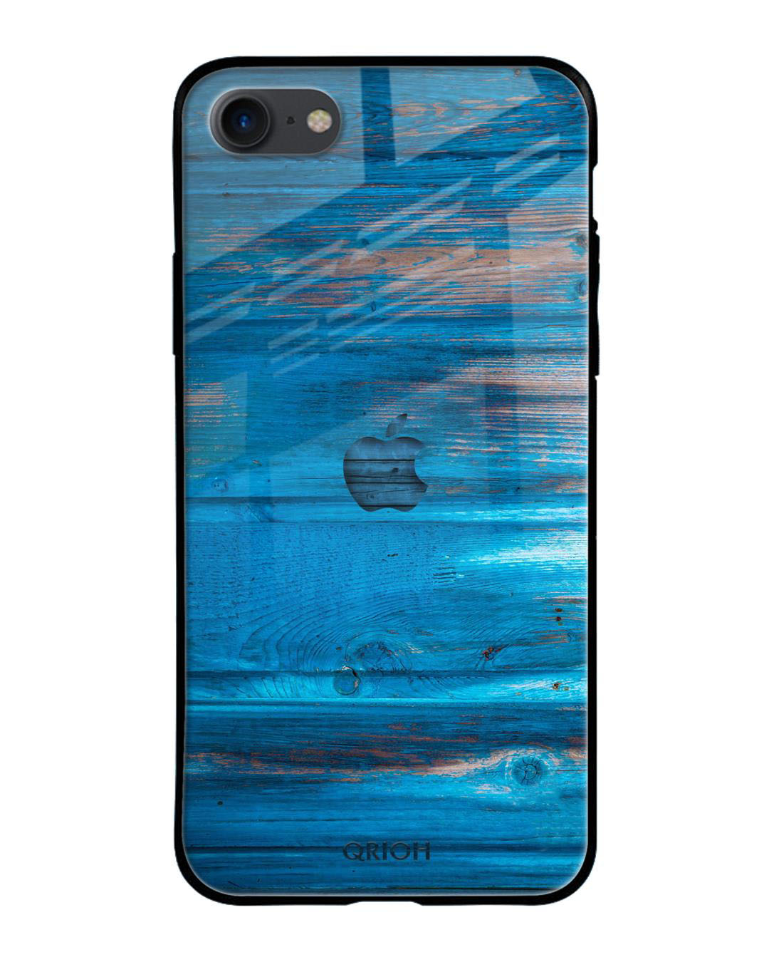 Buy Patina Finish Printed Premium Glass Cover for iPhone SE 2020(Shock ...