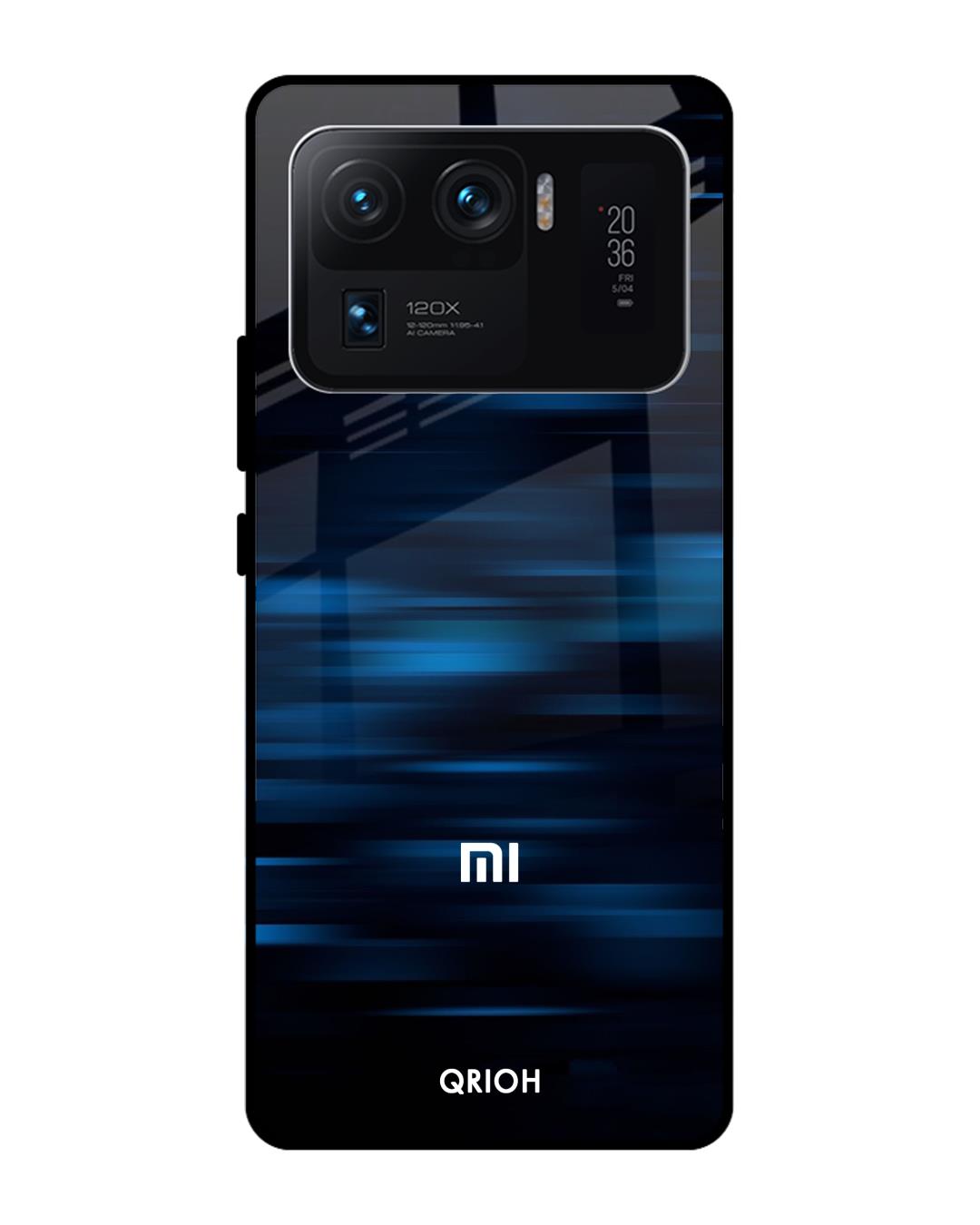 Buy Blue Rough Pastel Premium Glass Cover For Mi 11 Ultra (Impact ...