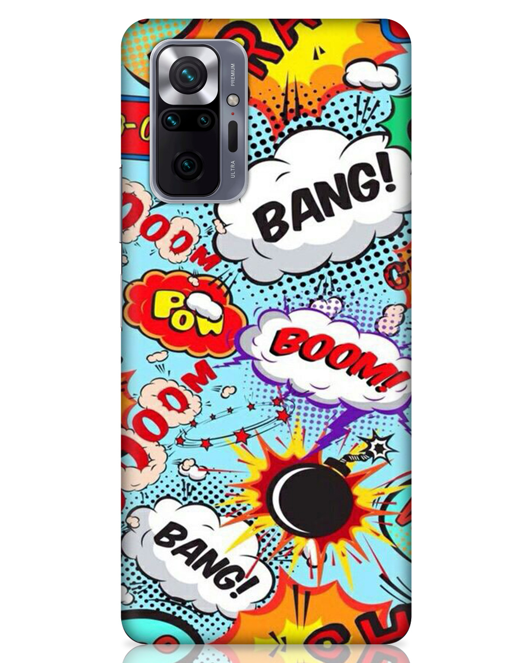 Buy Boom Printed Designer Hard Cover for Xiaomi Redmi Note 10 Pro Max ...