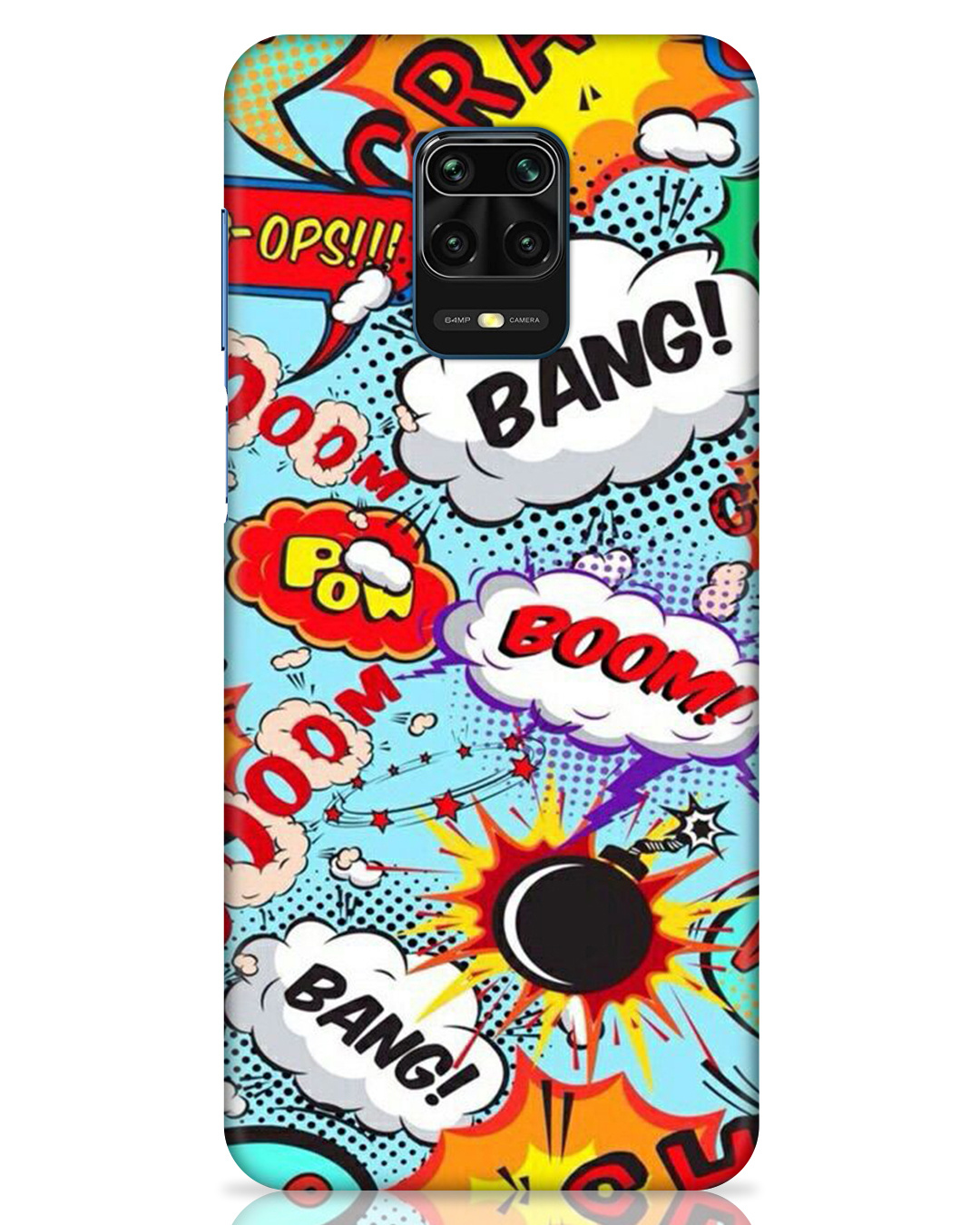 Buy Boom Printed Designer Hard Cover for Xiaomi Redmi Note 9 Pro Max ...