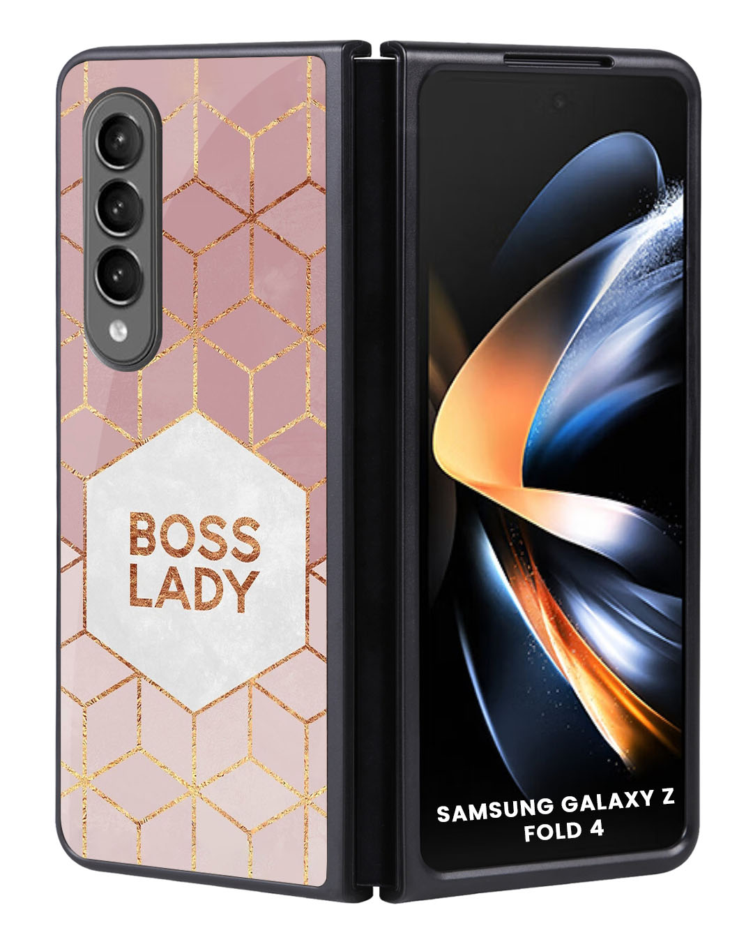 Buy Boss Lady Glass Case for Samsung Galaxy Z Fold4 5G Online in India ...