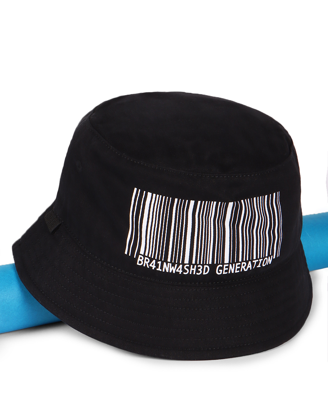 Buy Unisex Black Brain Washed Printed Hat Online in India at Bewakoof