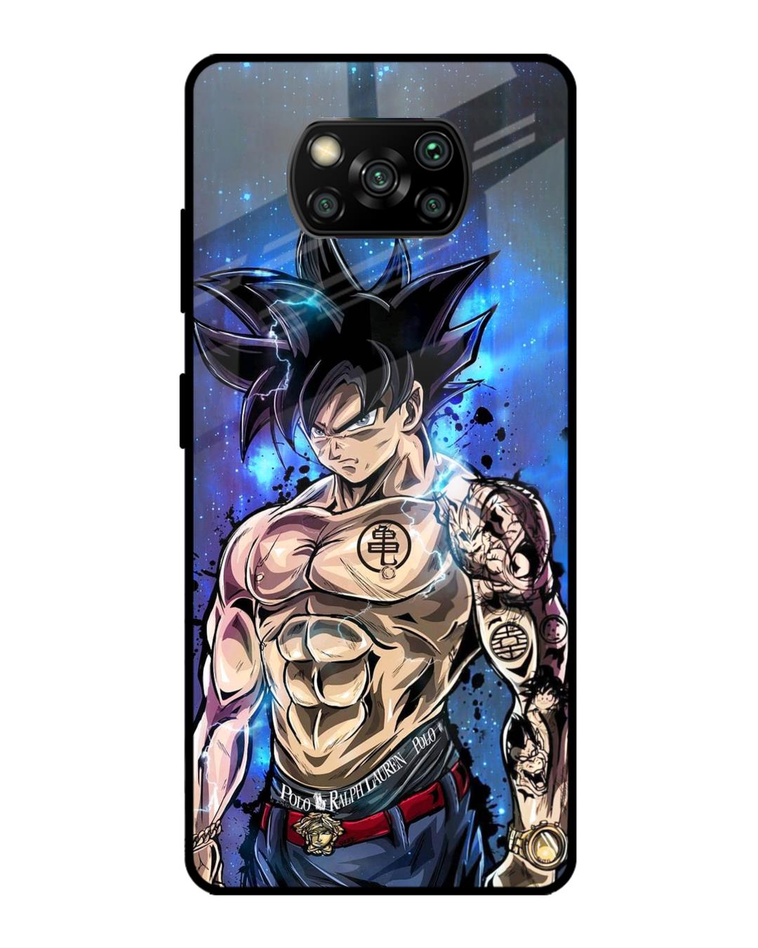 Buy Branded Anime Premium Glass Case for Poco X3 Pro(Shock Proof ...