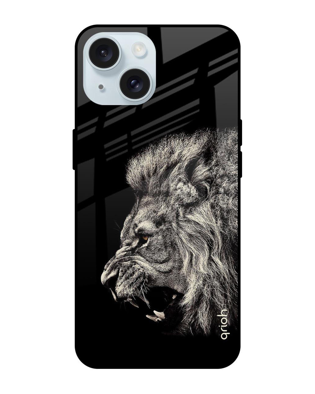Buy Brave Lion Premium Glass Case for Apple iPhone 15 (Shock Proof ...