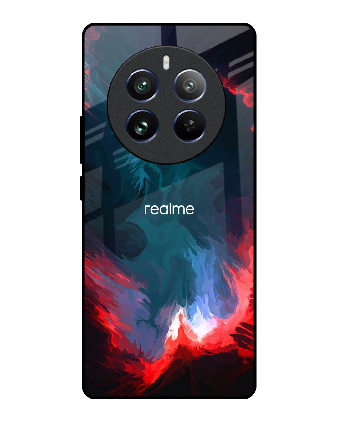 Buy Brush Art Premium Glass Case For Realme 12 Pro 5G(Shock Proof ...