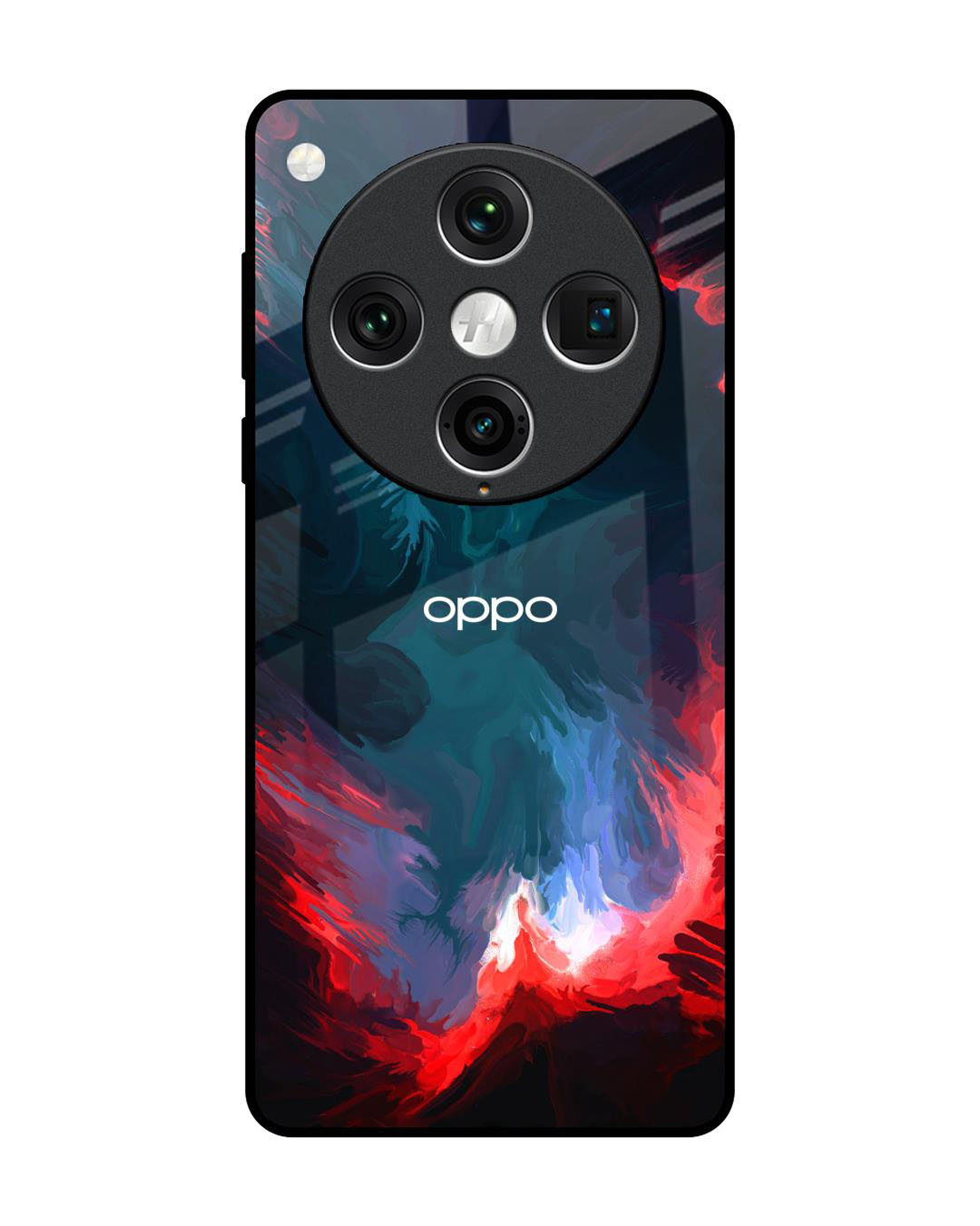 Buy Brush Art Premium Glass Cover for Oppo Find X8 Pro(Shock Proof ...