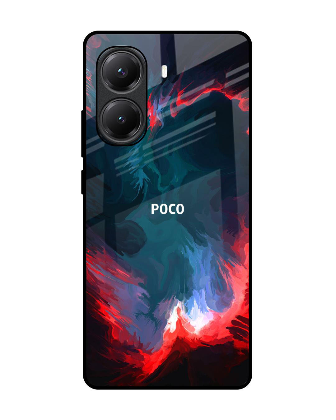 Buy Brush Art Premium Glass Cover for Poco X7 Pro(Shock Proof, Scratch ...