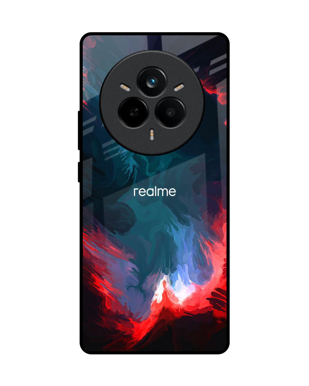 Buy Brush Art Premium Glass Cover for Realme 14 Pro 5G(Shock Proof ...