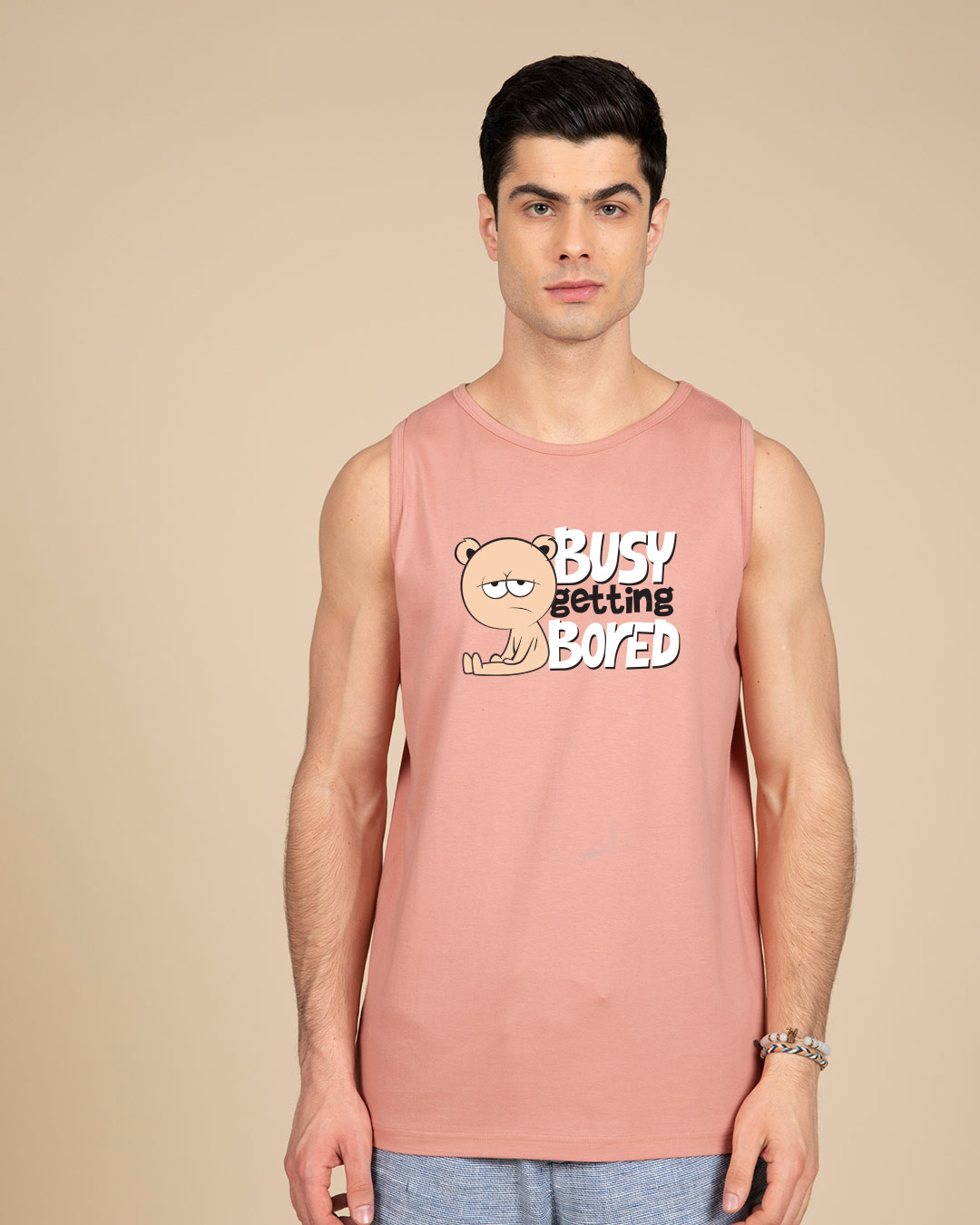 Buy Busy Getting Bored Vest Online at Bewakoof