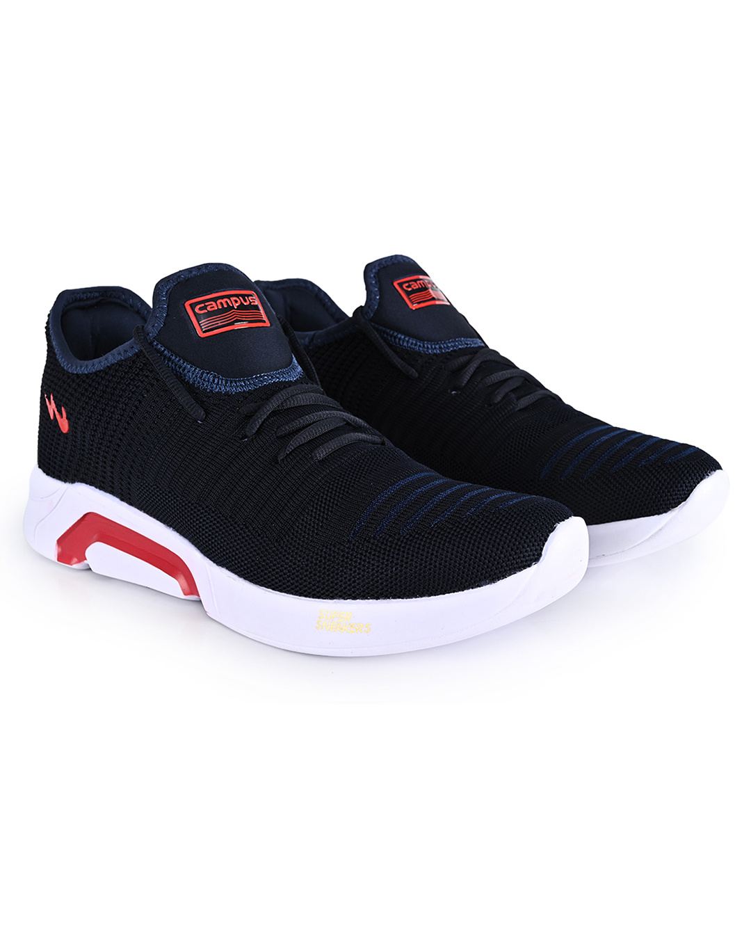 Buy Campus Men's Blue Costa Pro Self Design Sports Shoes Online in ...