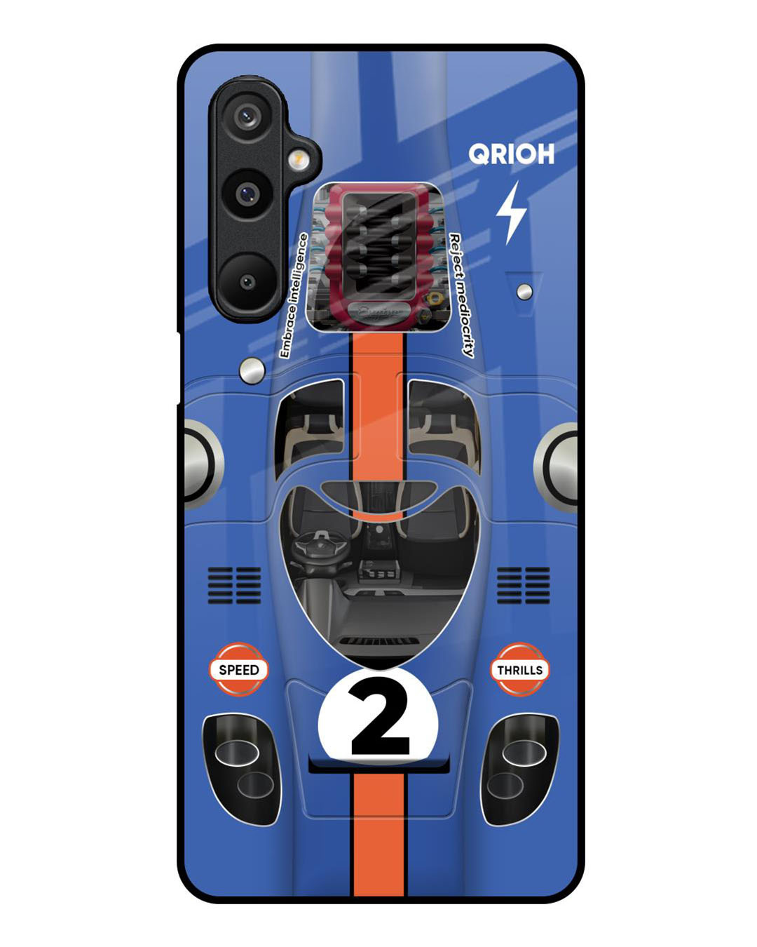 Buy Car Adiction Premium Glass Cover for Samsung Galaxy M16 5G(Shock ...