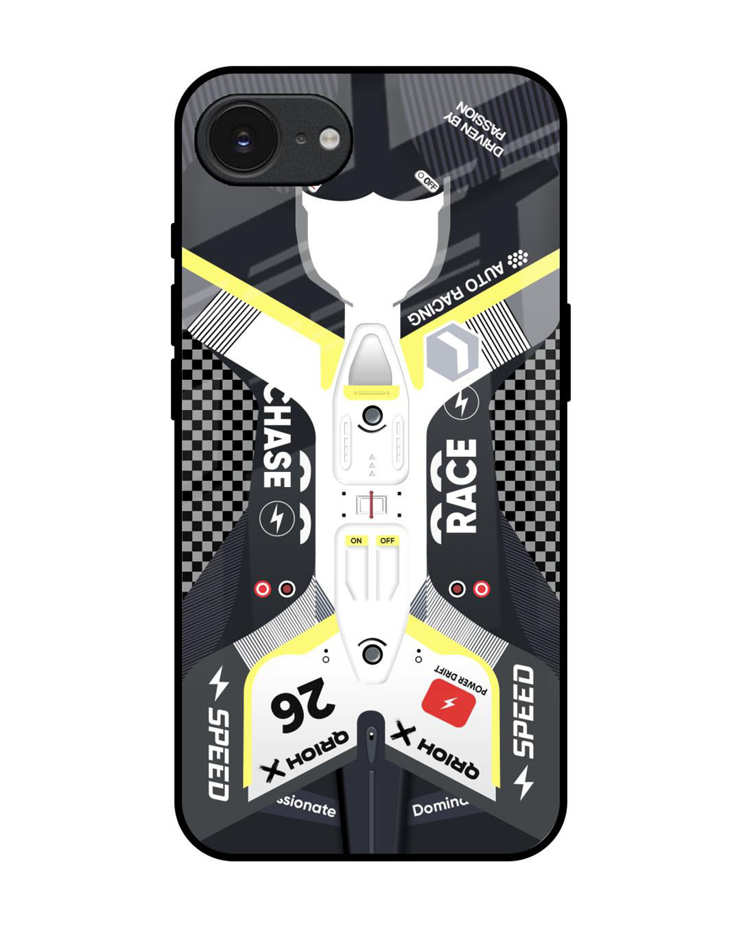 Buy Car Enthusiast Premium Glass Cover for Apple iPhone 16e(Shock Proof ...