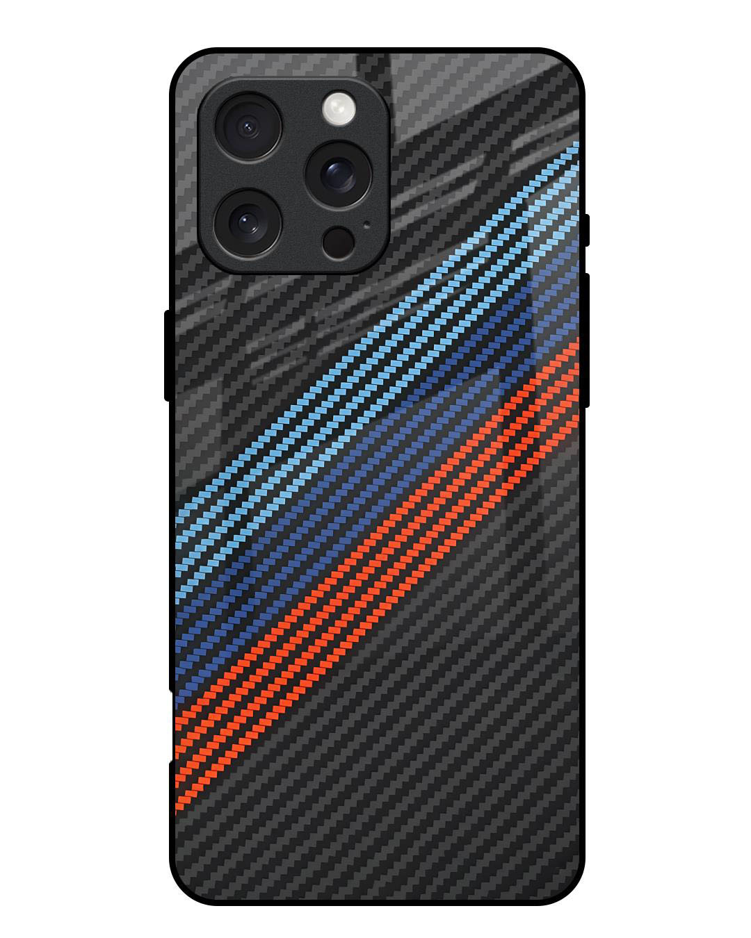 Buy Carbon Inspired Premium Glass Cover for Apple iPhone 16 Pro Max ...