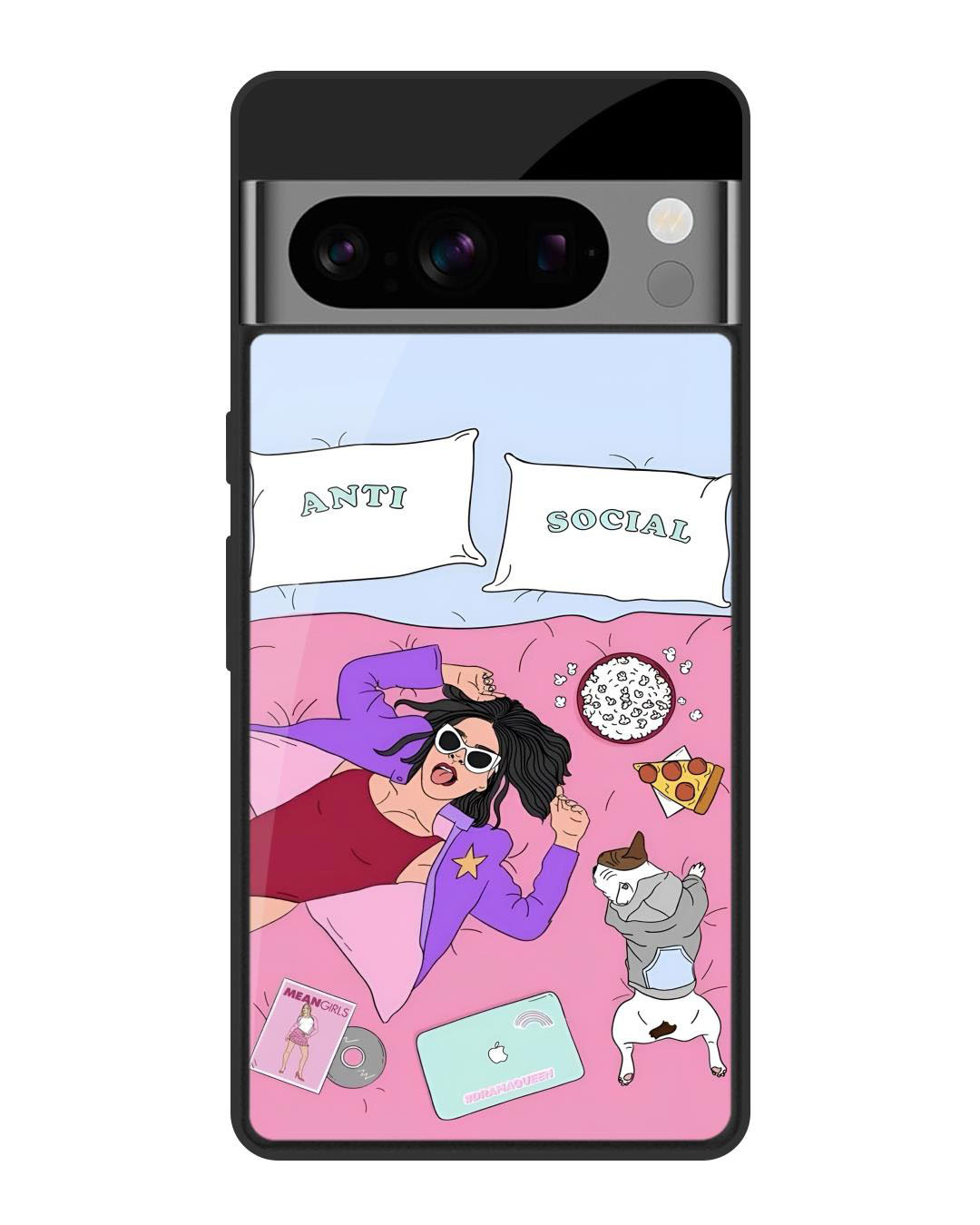 Buy Carefree Girl Premium Glass Cover for Google Pixel 8 Pro (Shock ...