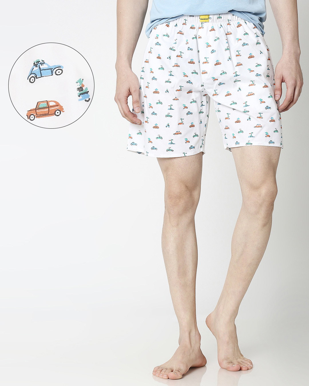Buy Cars AOP Side Pocket Boxers Online in India at Bewakoof
