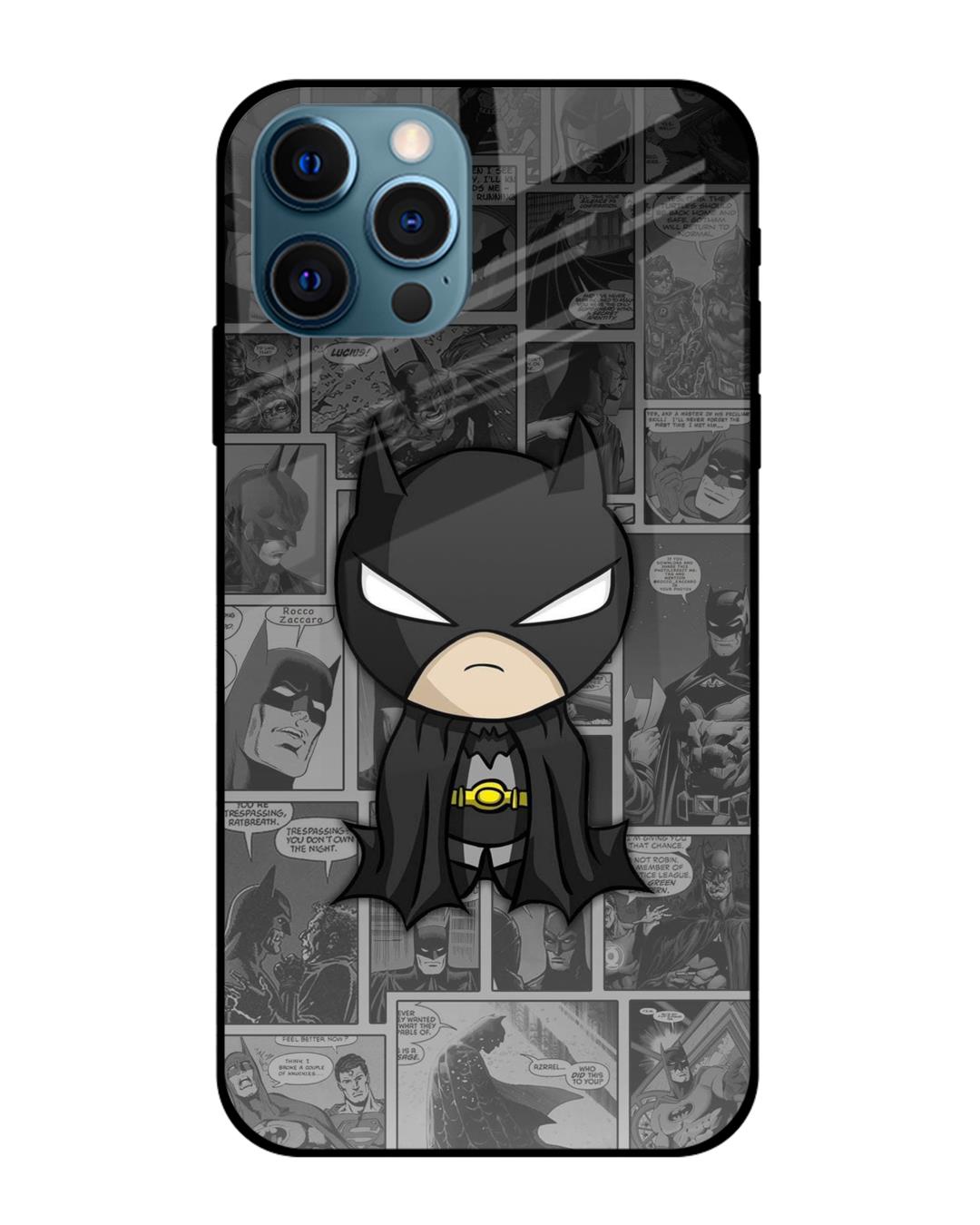 Buy Cartoon Art Premium Glass Case for Apple iPhone 12 Pro (Shock Proof ...