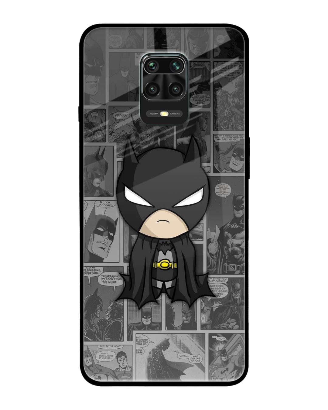 Buy Cartoon Art Premium Glass Case for Redmi Note 9 Pro Max (Shock ...