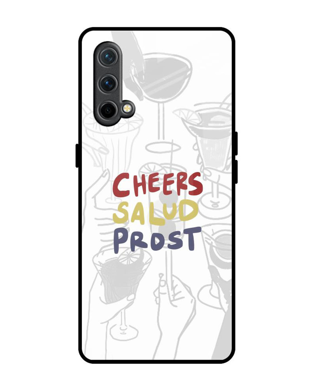 Buy Cheers Salud Prost Premium Glass Cover for OnePlus Nord CE Online ...
