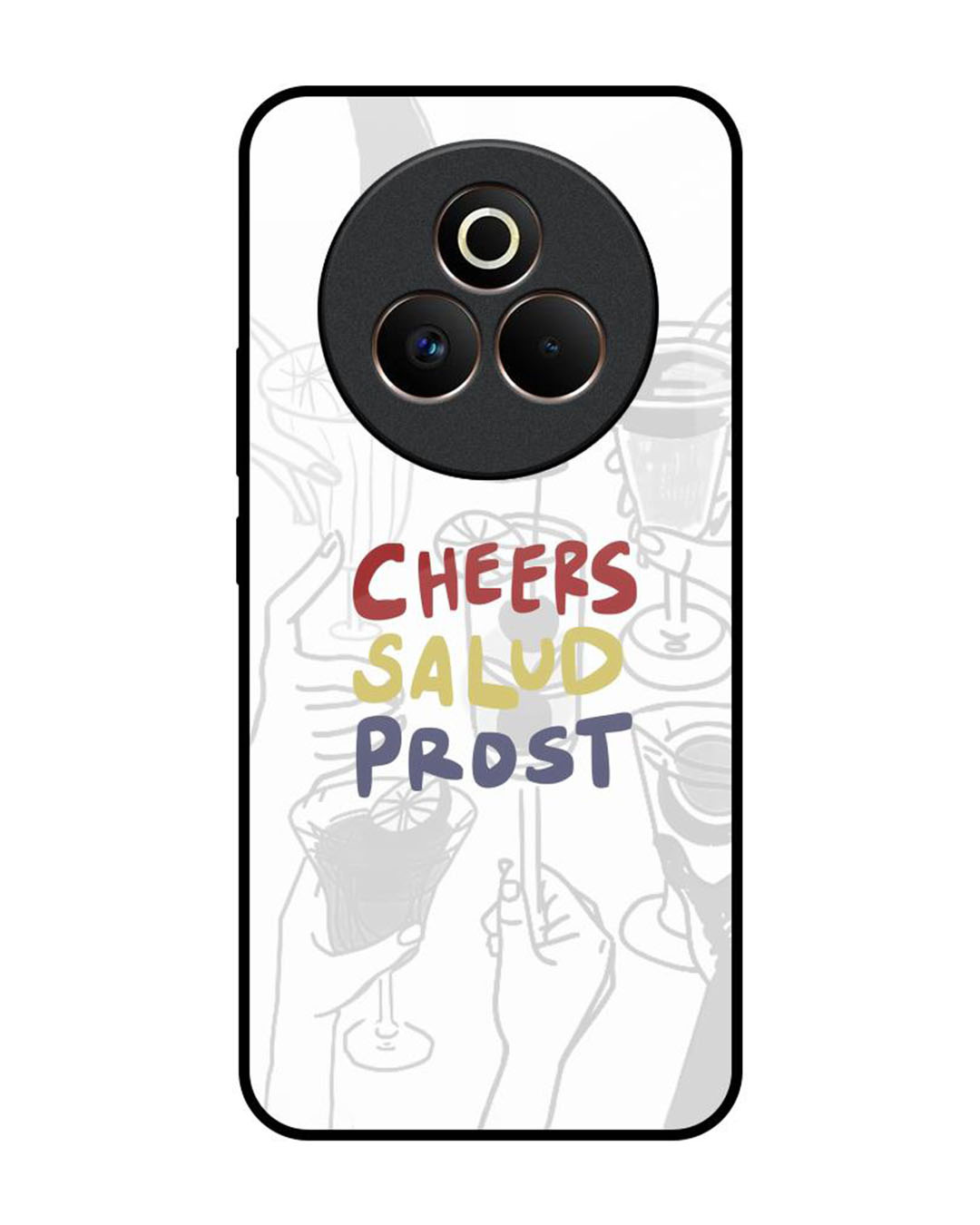 Buy Cheers Salud Prost Premium Glass Cover for Realme P3 Pro 5G Online ...