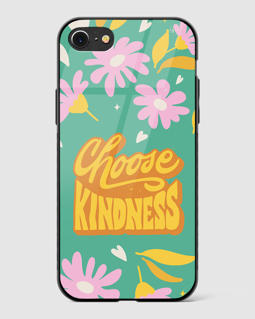 Buy Choose Kindness Premium Glass Case for Apple iPhone SE 2020 Online ...