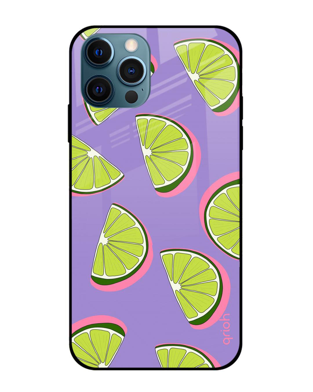 Buy Citrus Pattern Premium Glass Case for Apple iPhone 12 Pro Max ...