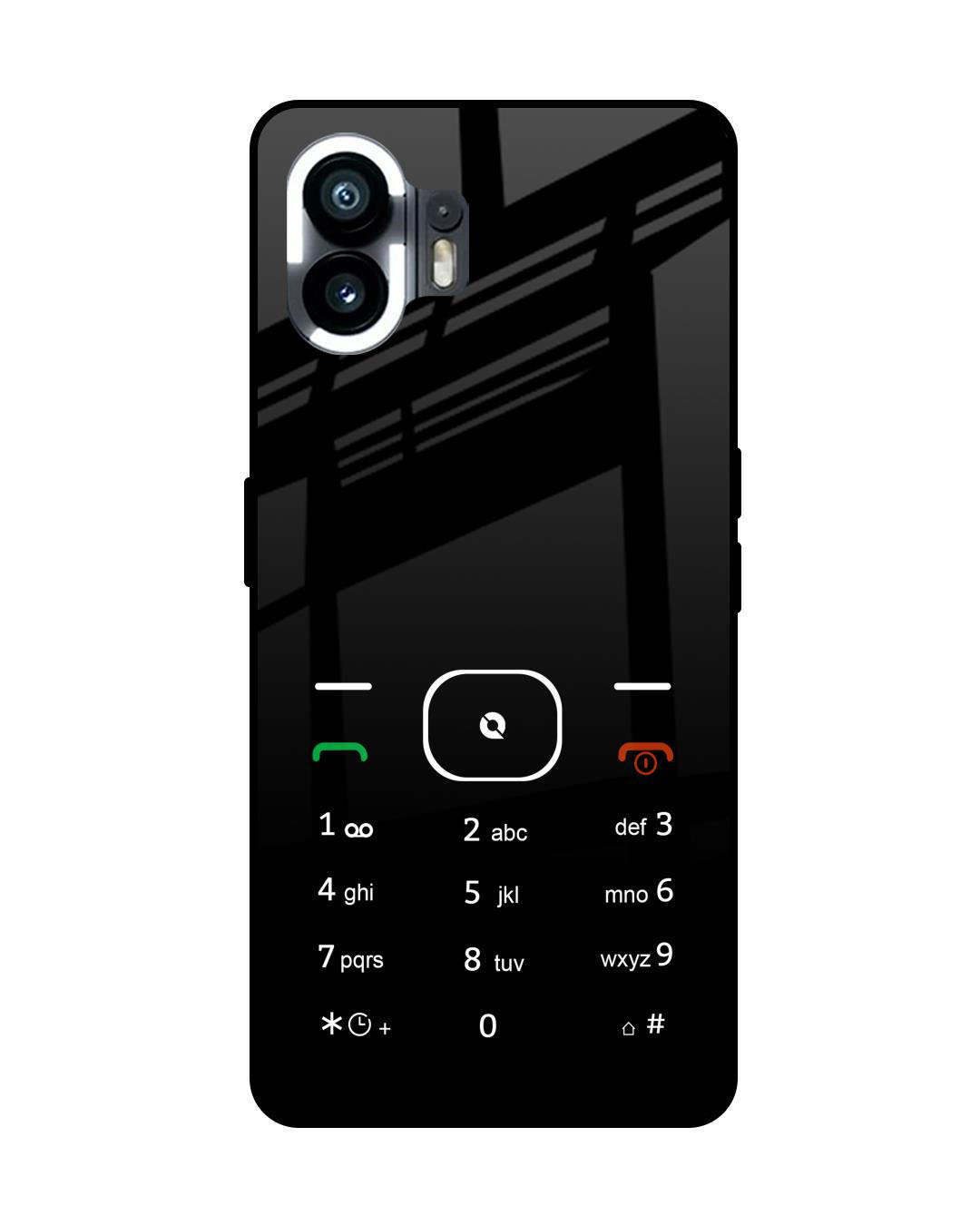 Buy Classic Keypad Pattern Premium Glass Case for Nothing Phone (2 ...
