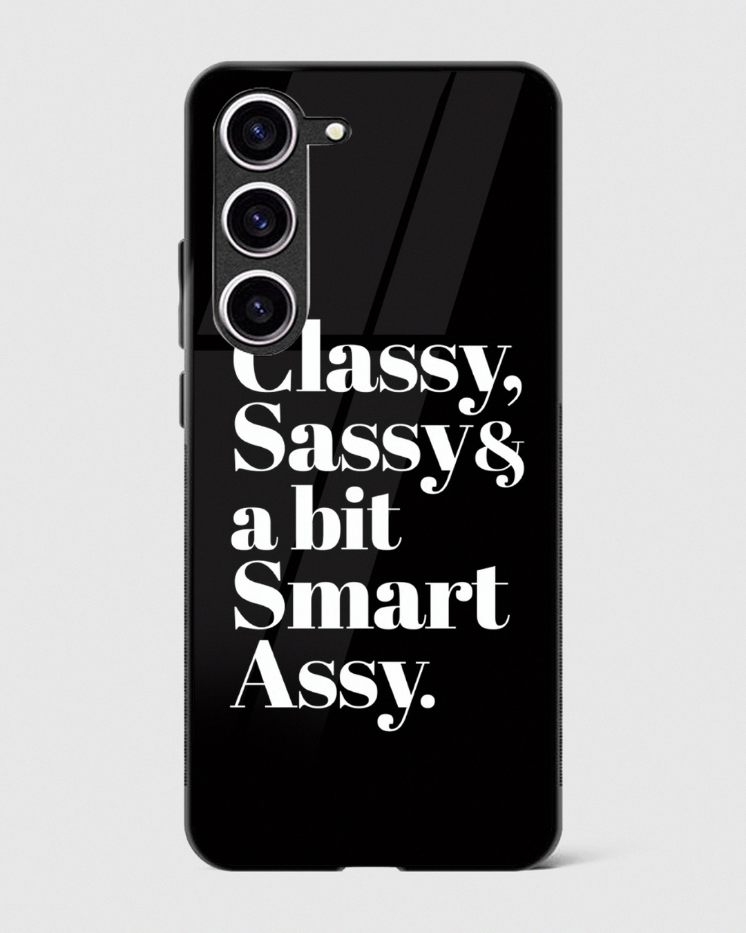 Buy Classy Sassy Premium Glass Case for Samsung Galaxy S23 5G Online in ... Buy Classy Sassy Premium Glass Case for Samsung Galaxy S23 5G Online in ...