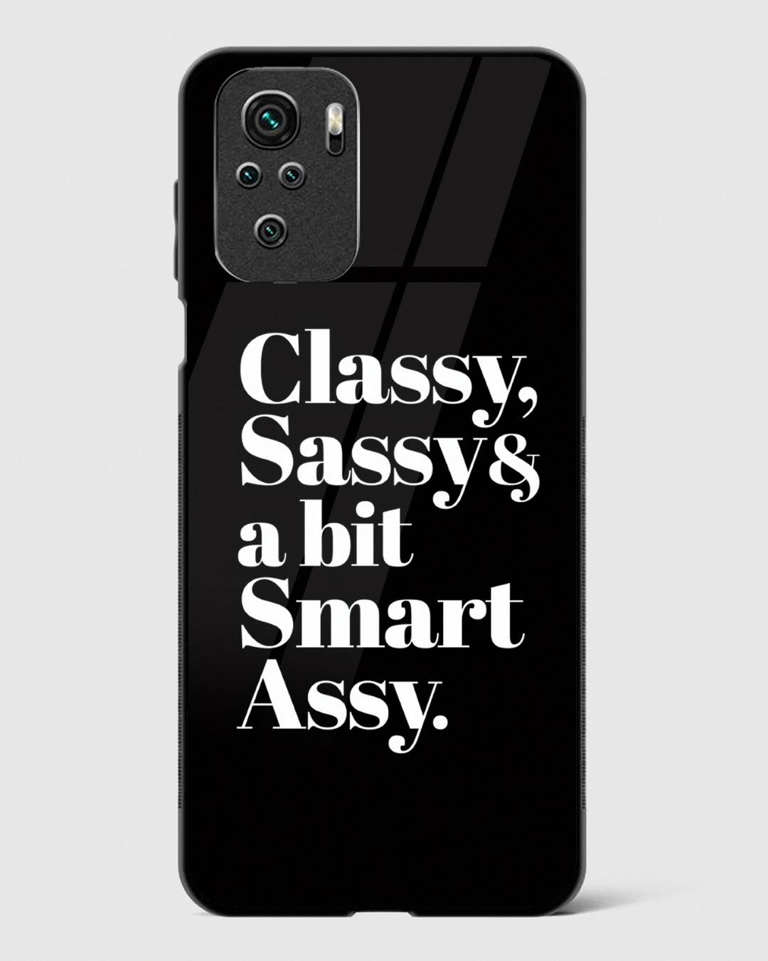 Buy Classy Sassy Premium Glass Case for Xiaomi Redmi Note 10 Online in ...