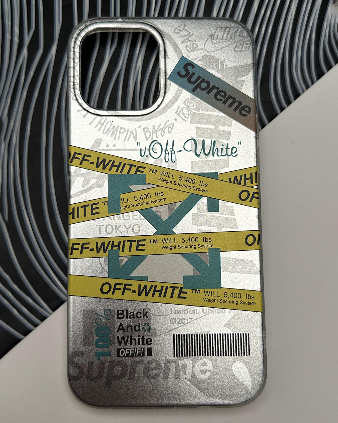 Buy Classy Supreme Off White Laser Matte Case For Apple iPhone 12 Pro ...