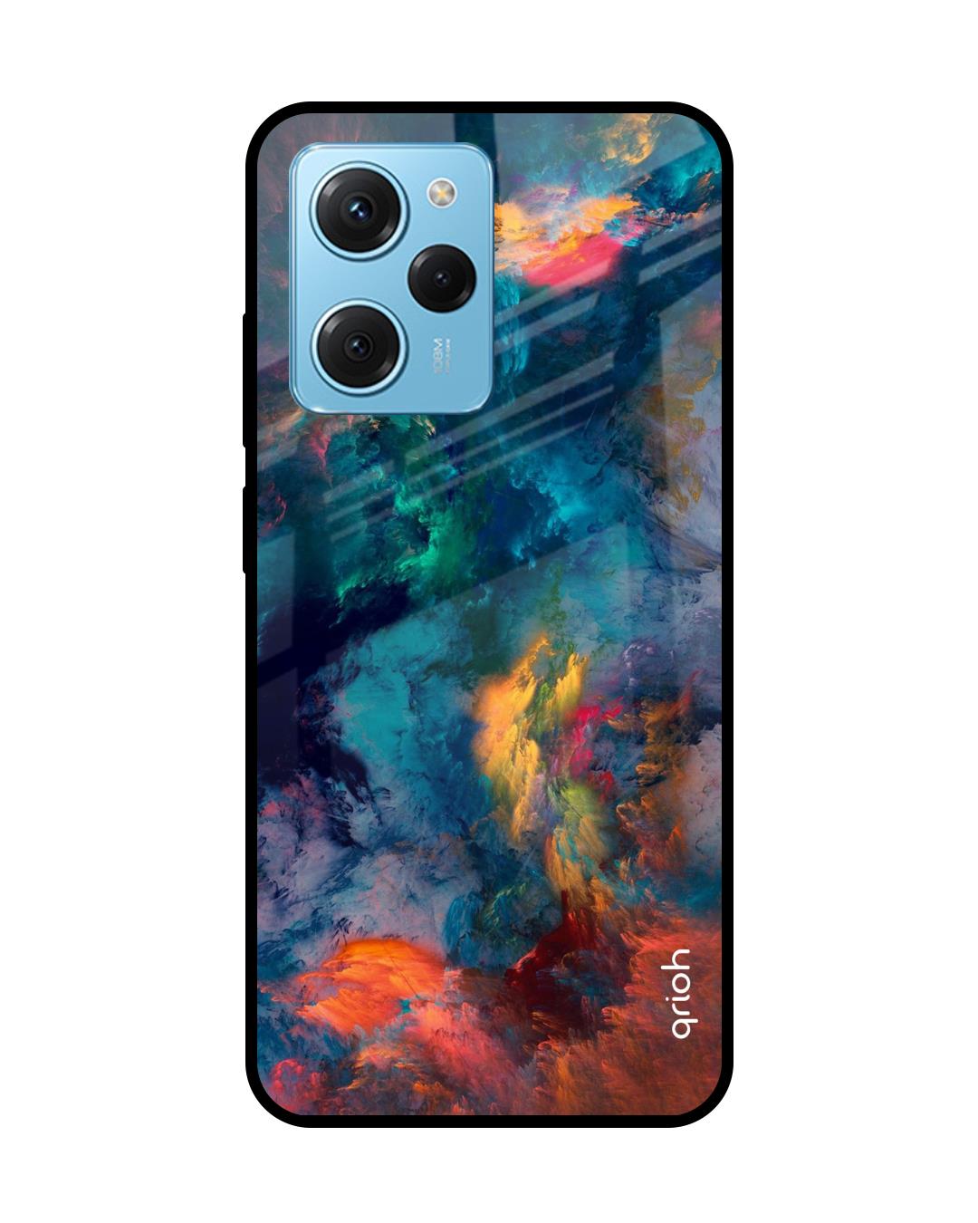 Buy Cloudburst Premium Glass Case for Poco X5 Pro 5G (Shock Proof ...