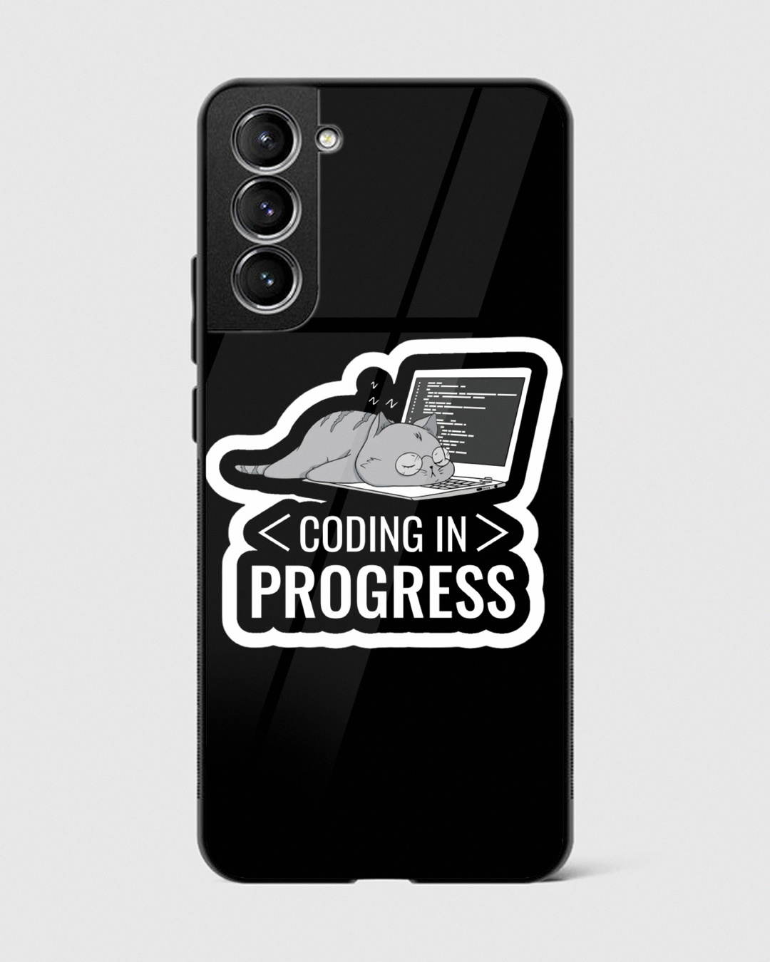 Buy Coding In Progress Premium Glass Case for Samsung Galaxy S22 5G ...