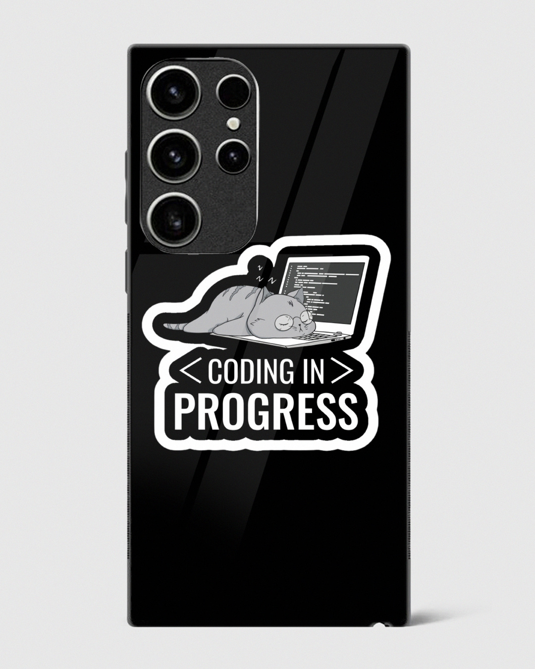 Buy Coding In Progress Premium Glass Case for Samsung Galaxy S23 Ultra 5G Online in India at ...