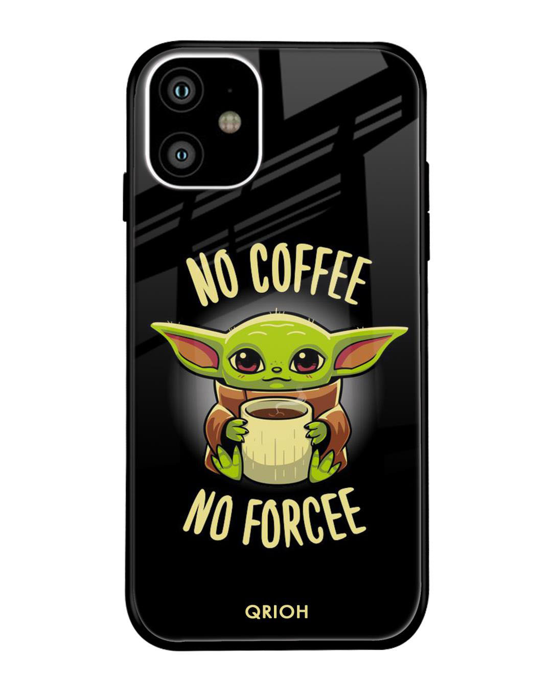 Buy Coffee Force Premium Glass Case for Apple iPhone 11 (Shock Proof ...