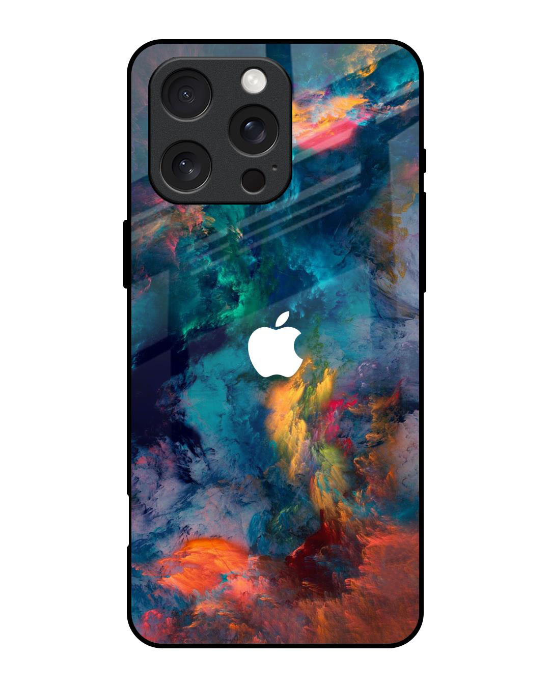 Buy Colored Storm Premium Glass Cover for Apple iPhone 16 Pro (Shock ...