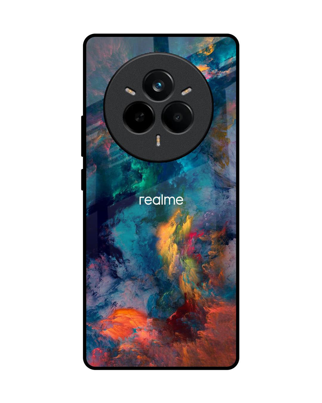 Buy Colored Storm Premium Glass Cover for Realme 14 Pro 5G(Shock Proof ...