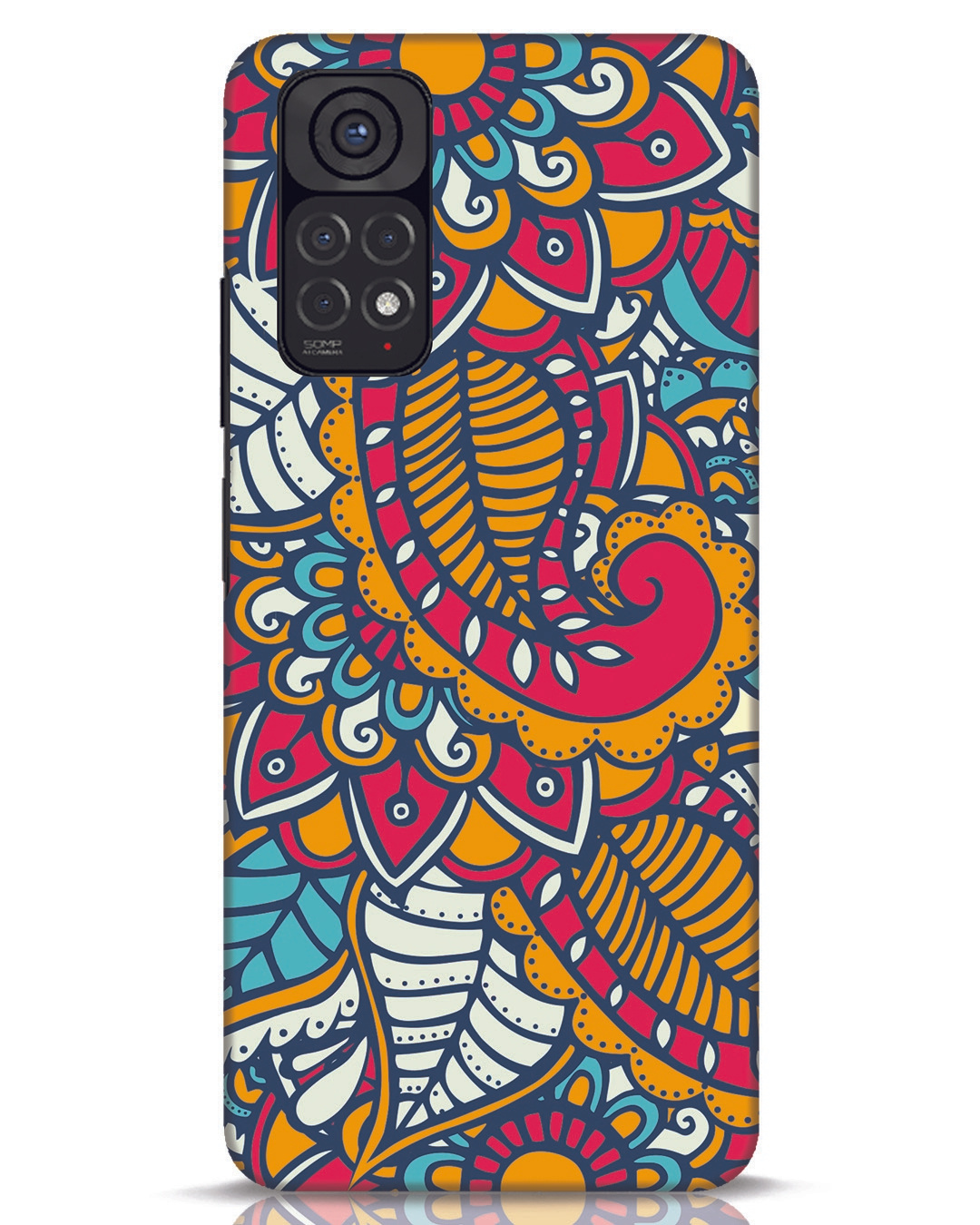 Buy Colorful Floral Pattern Designer Hard Cover for Redmi Note 11 ...