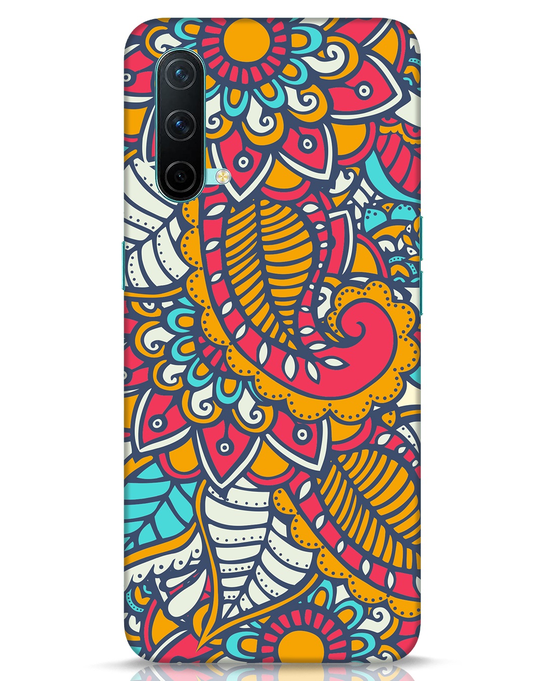 Buy Colorful Floral Pattern OnePlus Nord CE Mobile Cover Online in ...