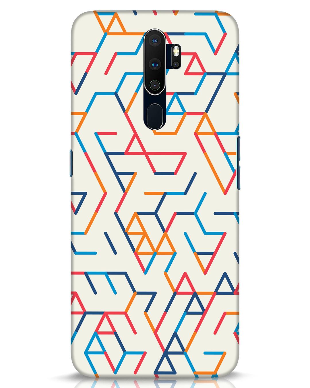Buy Colorful Lines Oppo A9 2020 Mobile Cover Online in India at Bewakoof