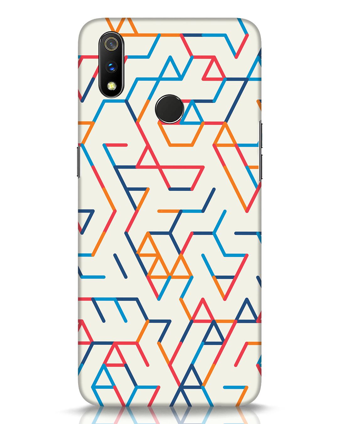 Buy Colorful Lines Realme 3 Pro Mobile Cover Online in India at Bewakoof