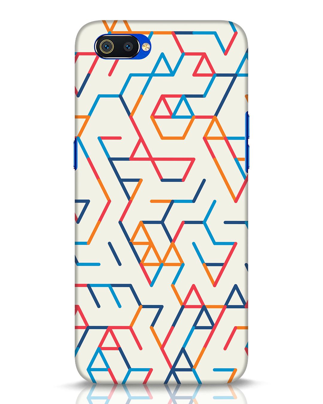 Buy Colorful Lines Realme C2 Mobile Cover Online in India at Bewakoof