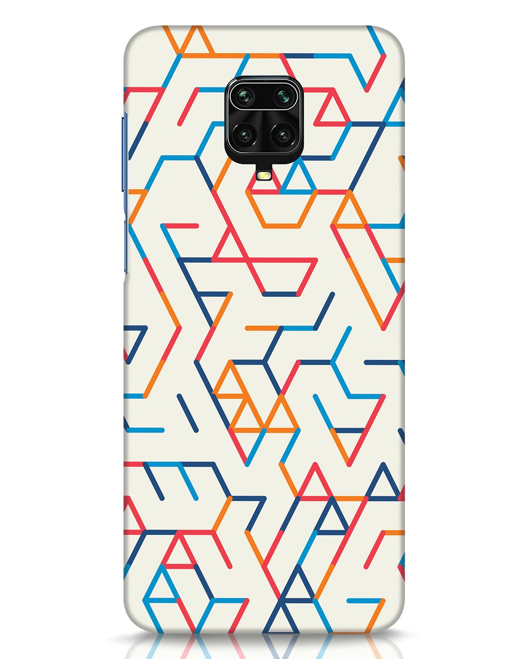 Buy Colorful Lines Xiaomi Redmi Note 9 Pro Mobile Cover Online in India ...