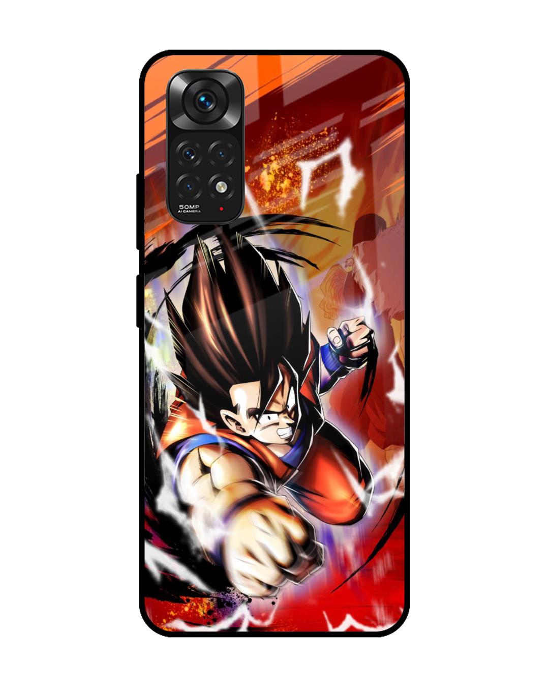 Buy Comic Anime Premium Glass Case for Redmi Note 11 (Shock Proof ...