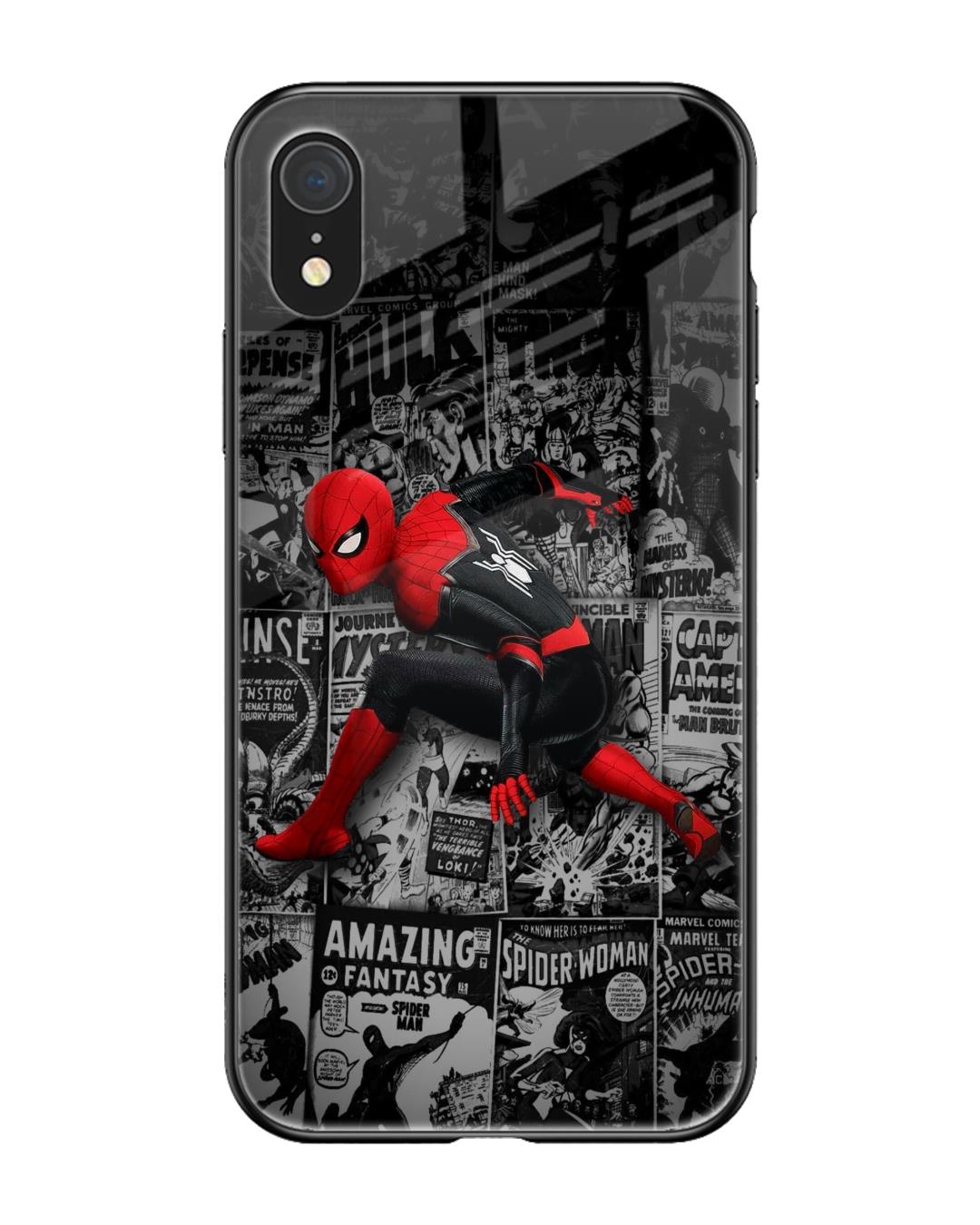 Buy Comic Art Premium Glass Case for Apple iPhone XR (Shock Proof ...